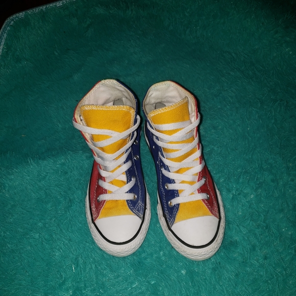 Converse | Shoes | Boys Primary Colorblock All Star Converse | Poshmark
